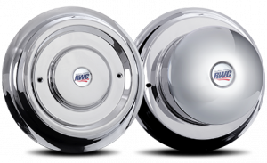 22.5″–24.5″ Stainless Steel Cover-Up Hub Covers - RealWheels