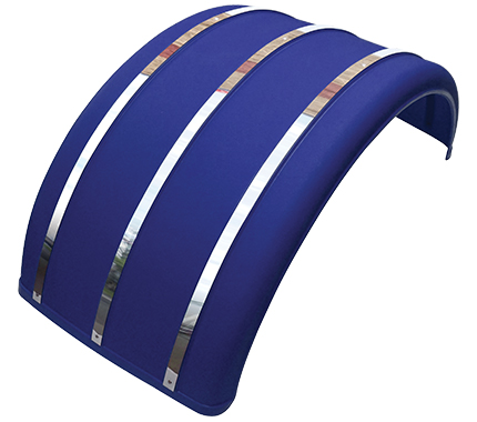 19” & 25” Poly Single Arch Fenders with Stainless Steel Inserts ...
