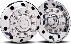 20", 22", 22.5" & 24.5" Universal Stainless Steel Simulators - RealWheels